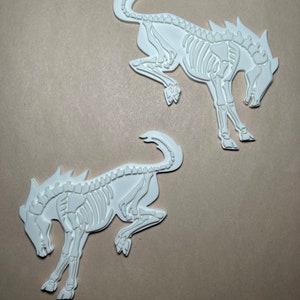Set of Ford Bronco Skeleton Emblems Badges / Calling All Bronco and ...