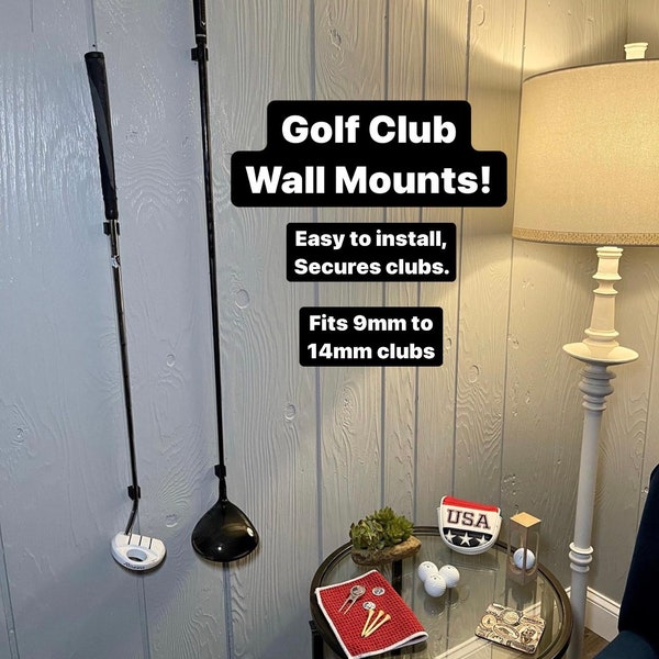 Golf Club Display Wall Mount - Etsy