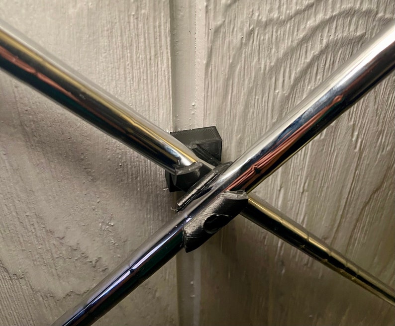 Dual Golf Club Wall Mount Bracket / X Pattern / 11mm or 17mm / Perfect ...