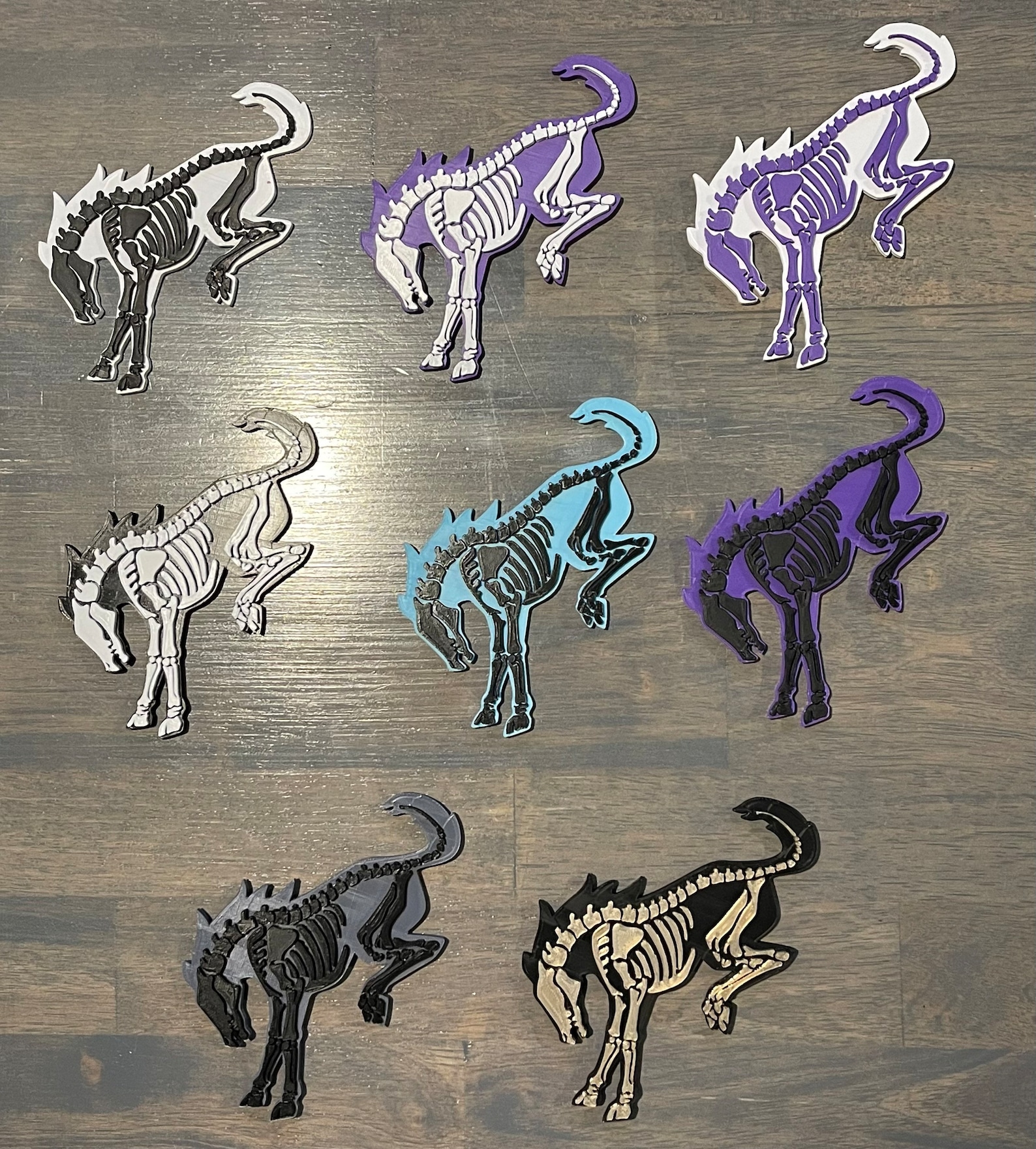 Two Color - Ford Bronco “unicorn Skeleton” Emblem and Badge / Calling ...