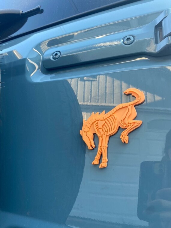 Ford Bronco skeleton Emblem and Badge / Calling All Bronco - Etsy