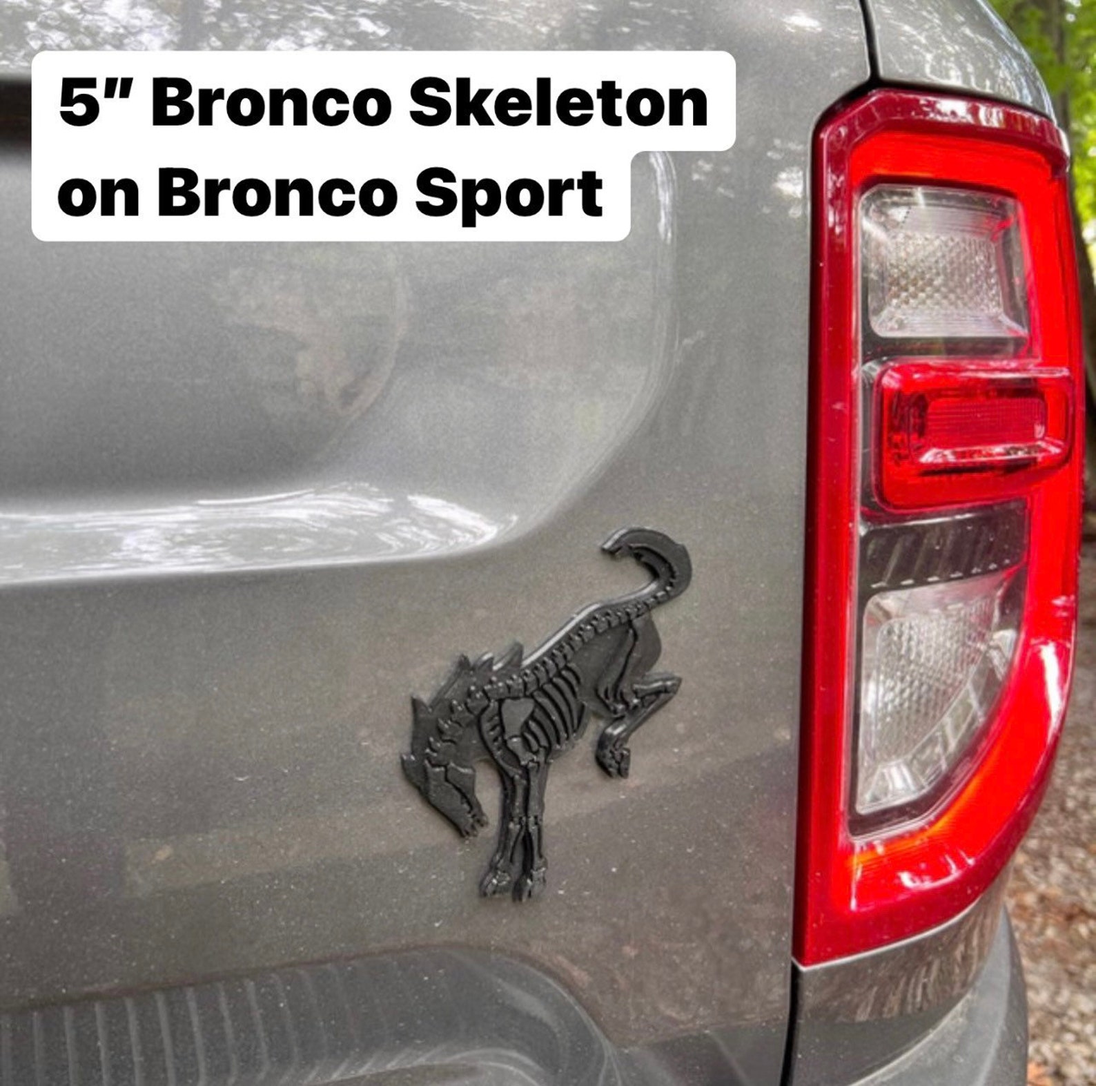 Two Color Ford Bronco skeleton Emblem and Badge / Calling - Etsy