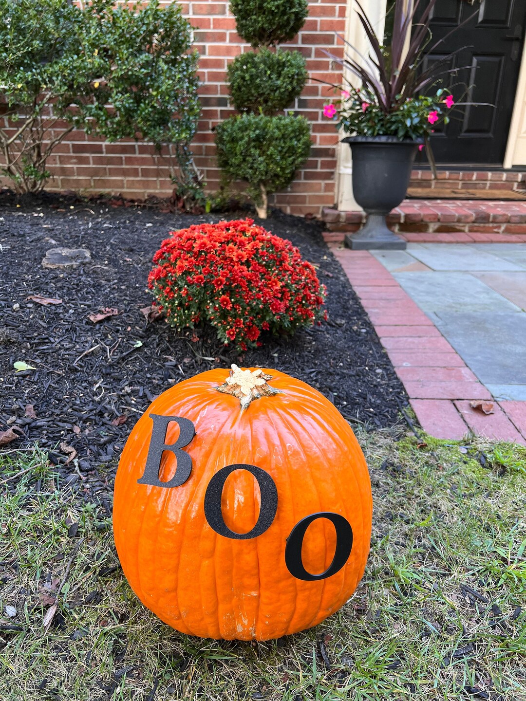 Boo Halloween Letters Pumpkins Letters Decor Available in - Etsy
