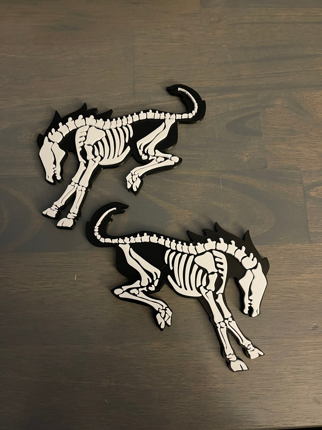 Two Color - Set of Ford Bronco “skeleton” Emblems and Badges / Calling ...