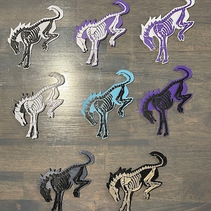 Two Color - Set of Ford Bronco “skeleton” Emblems and Badges / Calling ...