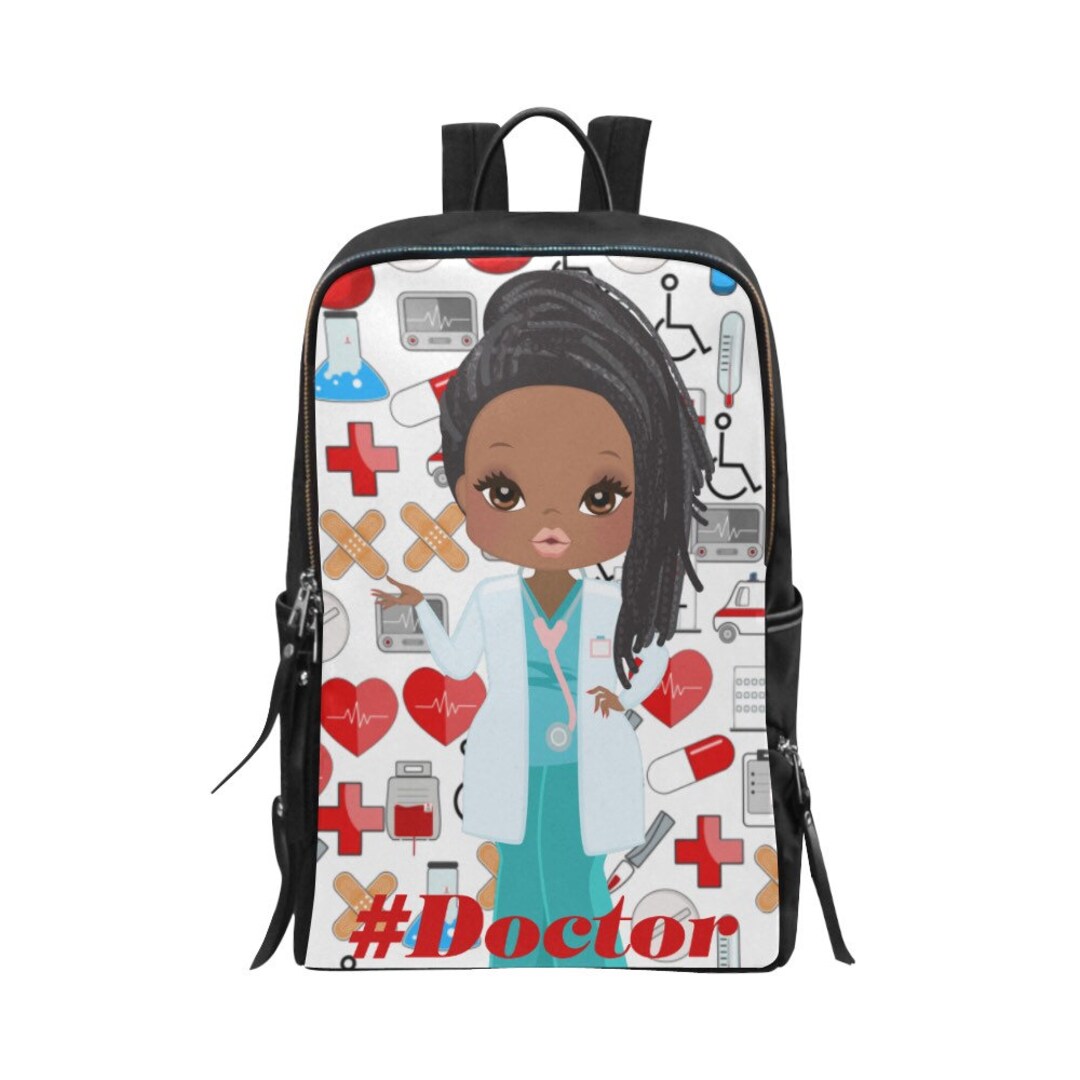 African American Doctor Backpack|doctor Life|traveling Doctor|backpacks ...