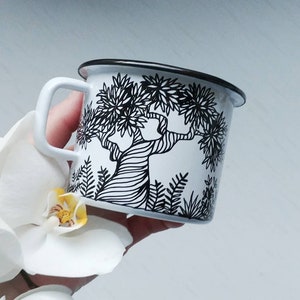 Forest Mug, Nature Lovers Gift, Woods Mug, Camping Mug, Botanic ...