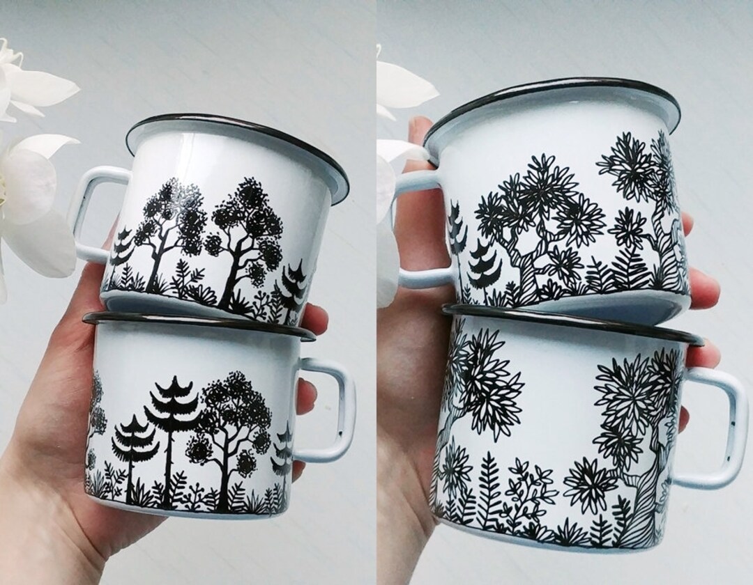 Forest Mug, Nature Lovers Gift, Woods Mug, Camping Mug, Botanic ...