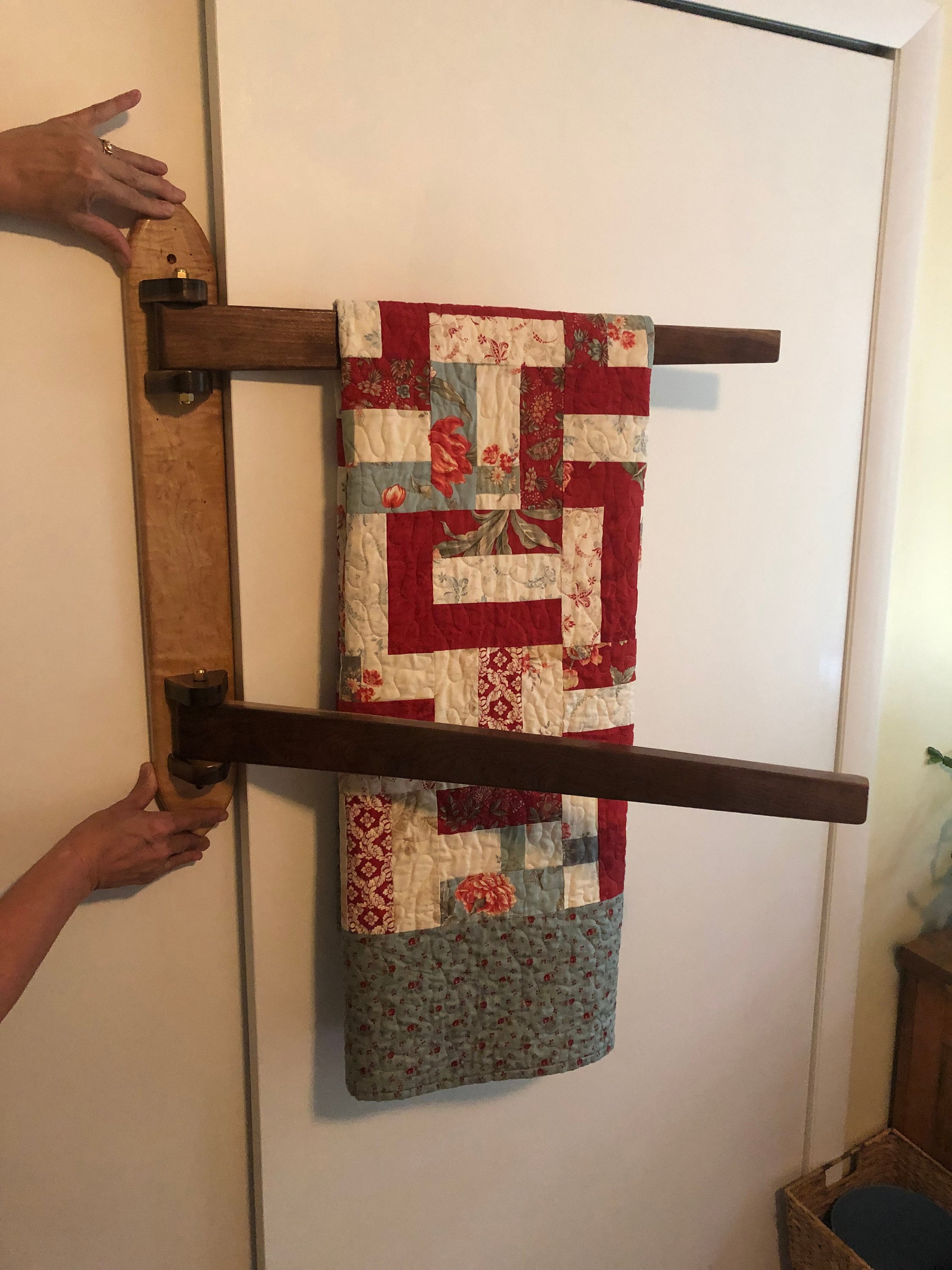 Wall Hanging Quilt Rack - Etsy