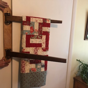 Wall Hanging Quilt Rack - Etsy