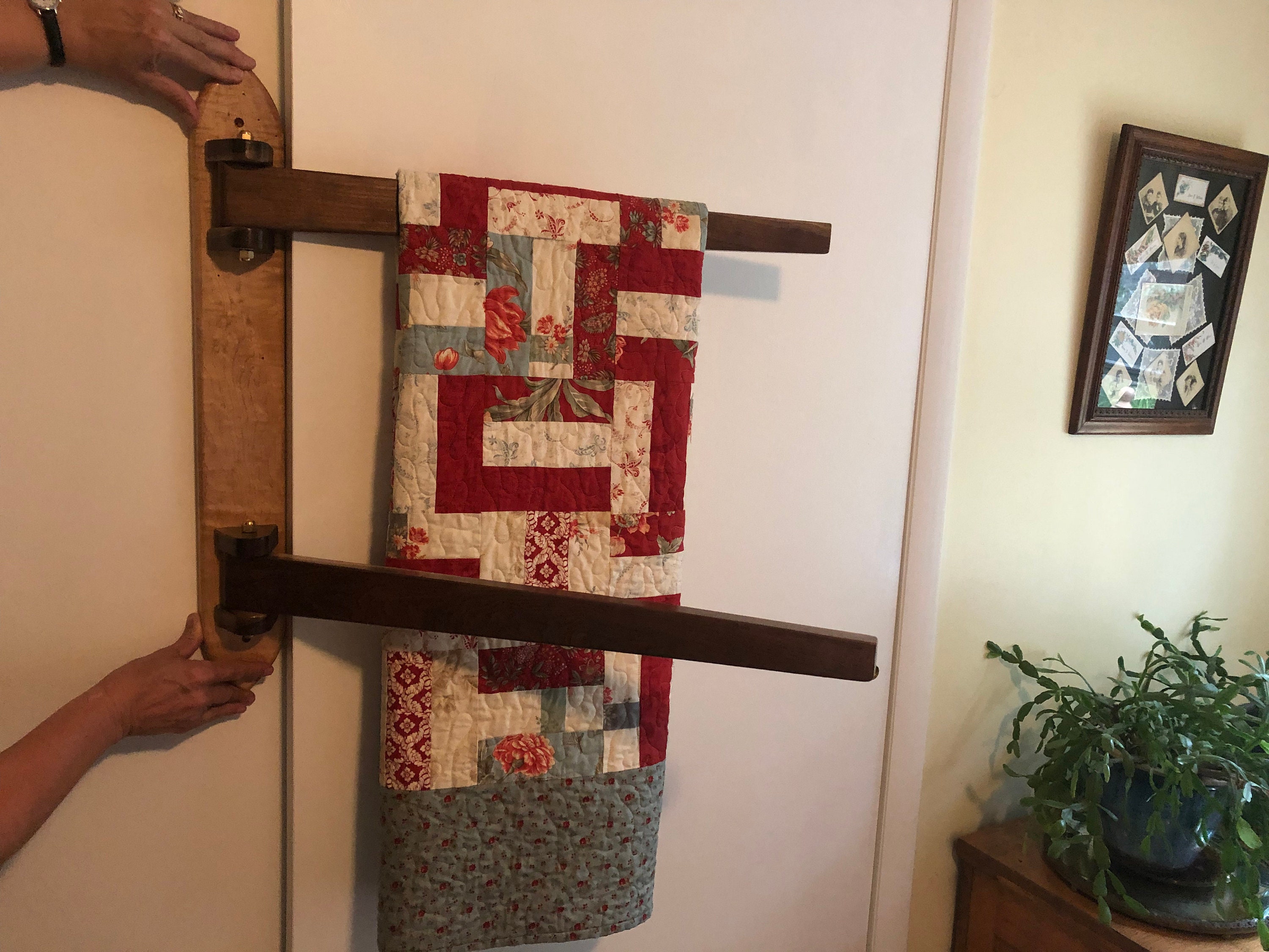 Wall Hanging Quilt Rack - Etsy