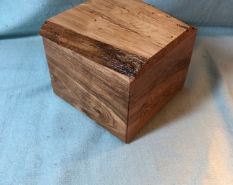 Live Edge Wood Jewelry Box - Etsy