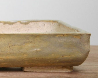 Shallow bonsai pot | Etsy