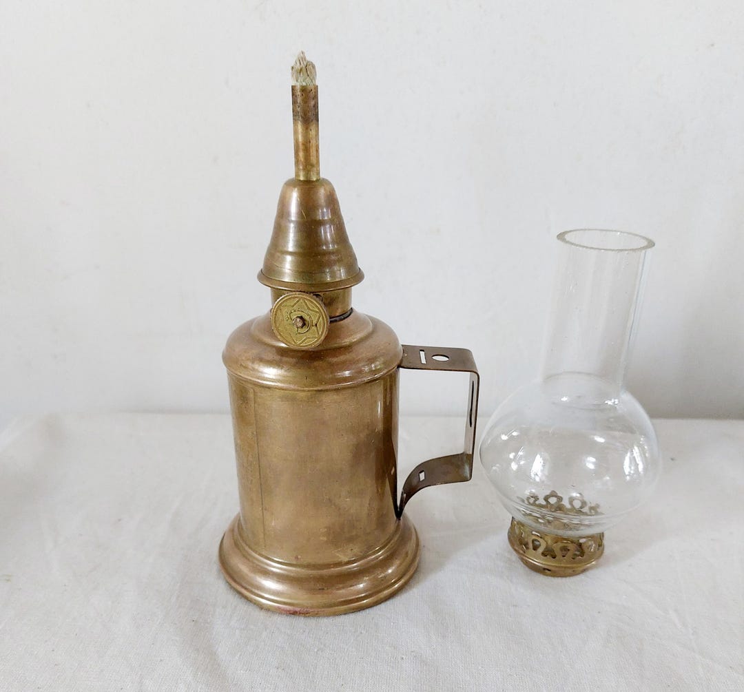 Small Pigeon Lamp Olympe Model in Working Order, French Vintage Brass ...