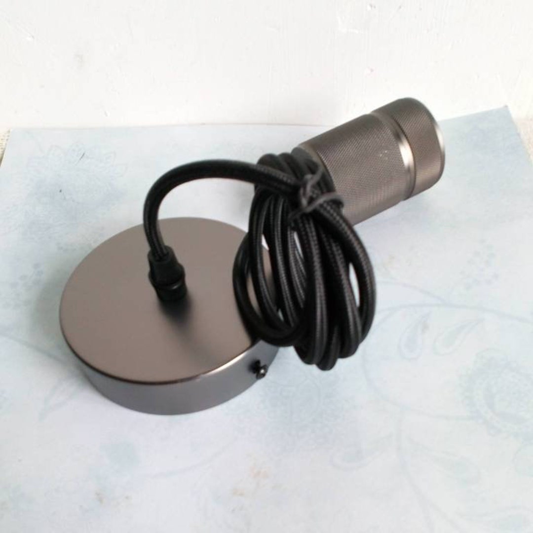 Lamp Socket for E27 Bulbs With Canopy Cord Set Ceiling Cover, Modern ...