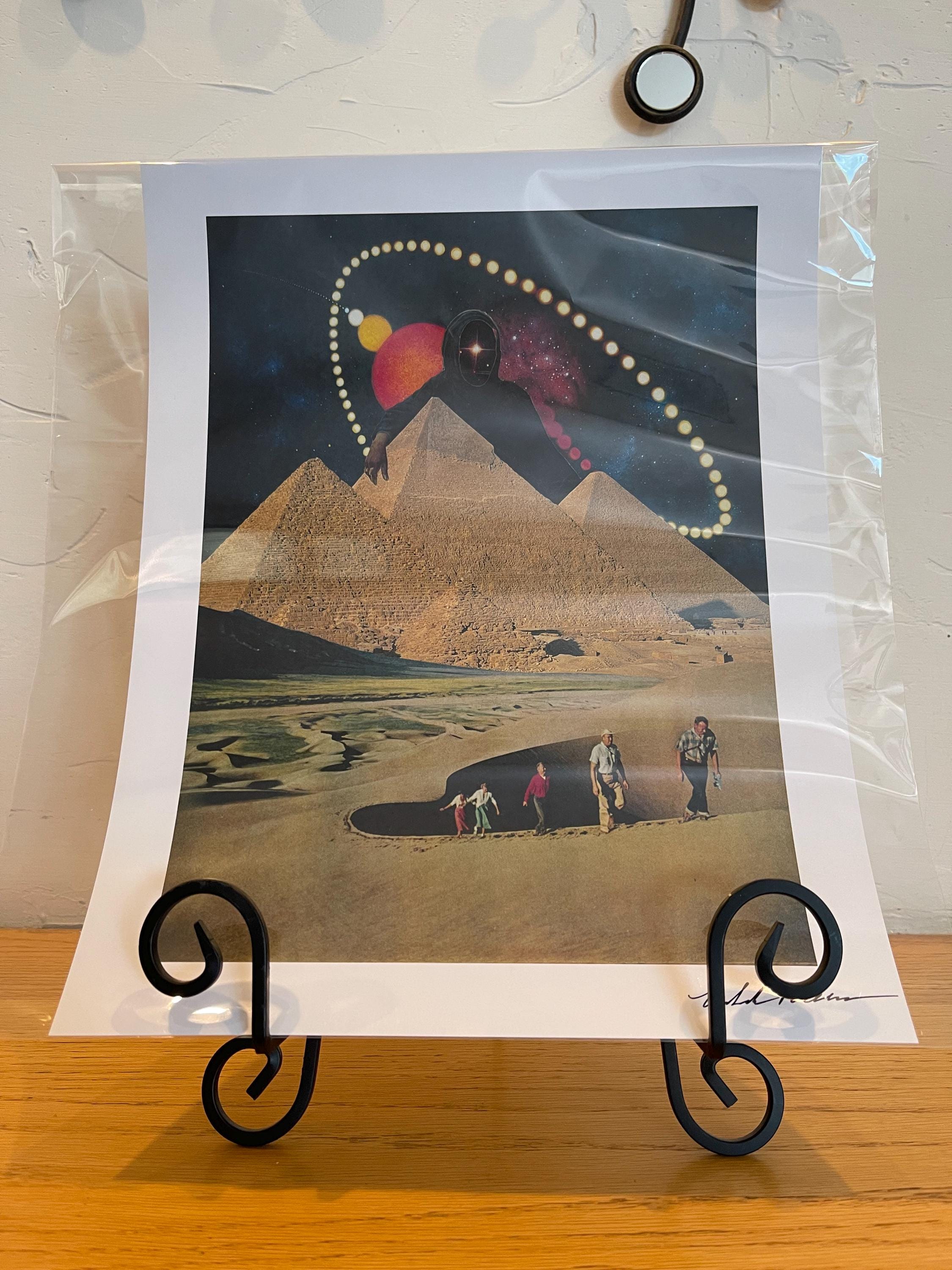 The Observer Collage Art Print - Etsy