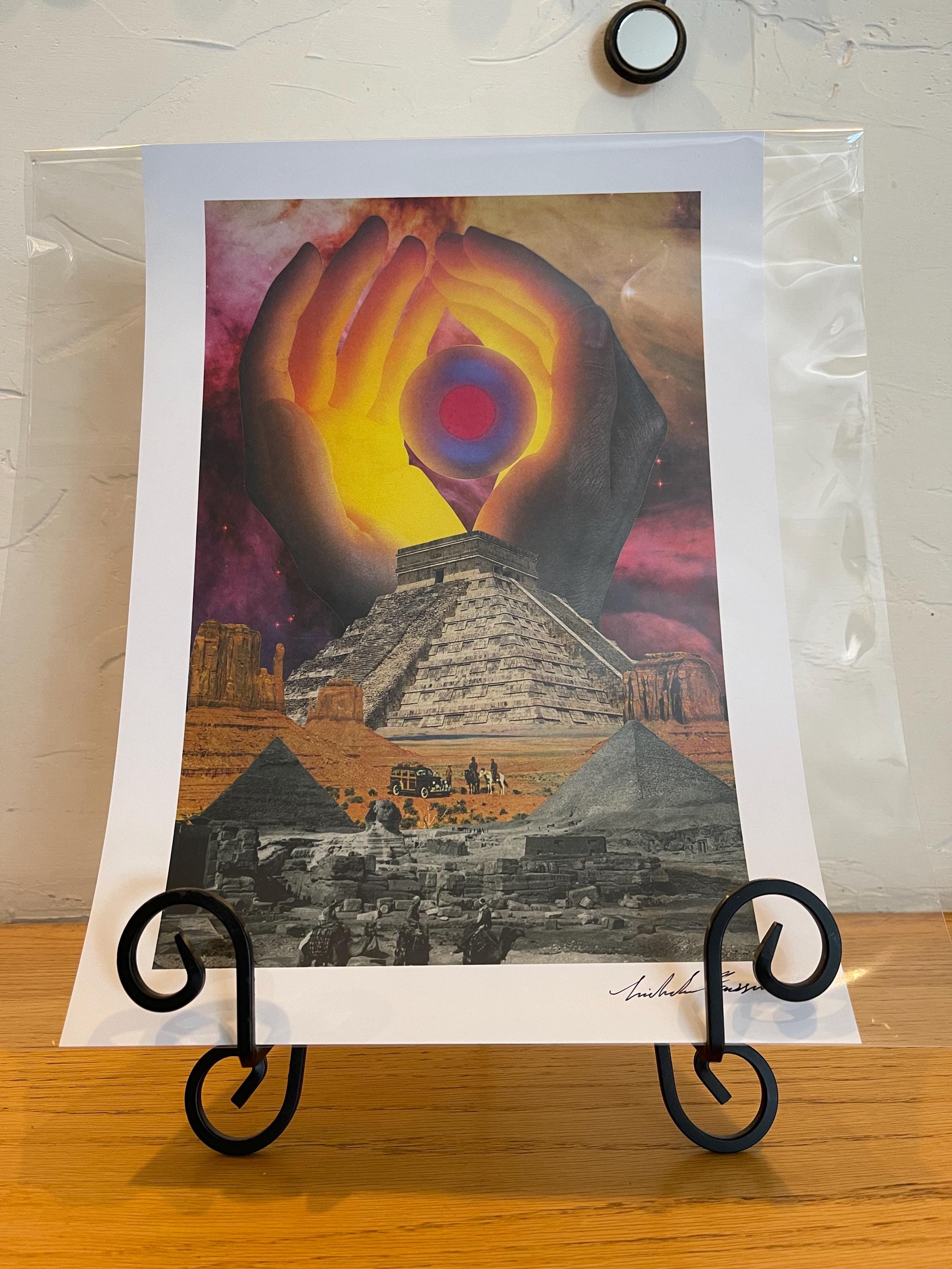 Divine Insight Collage Art Print - Etsy