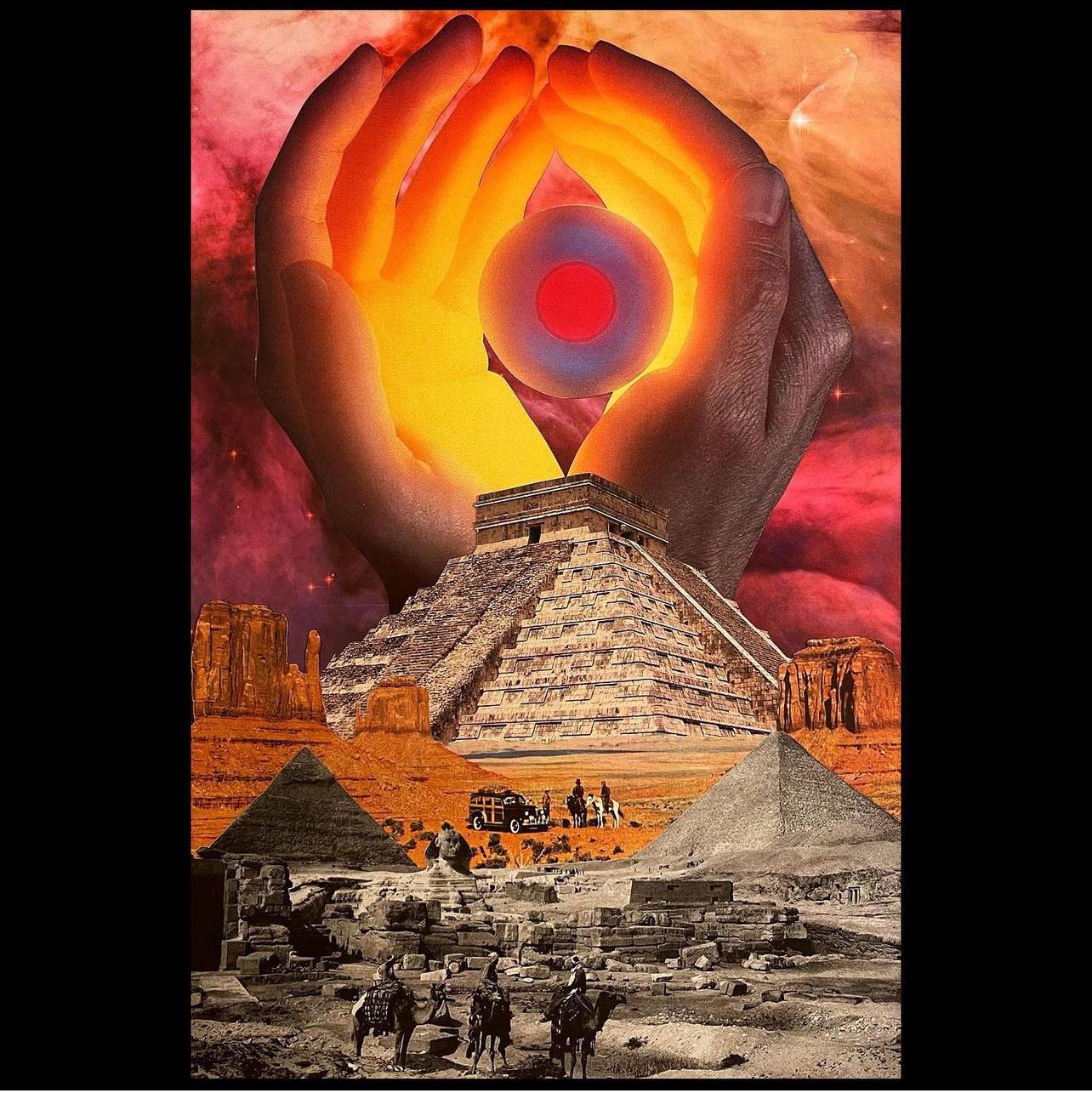 Divine Insight Collage Art Print - Etsy