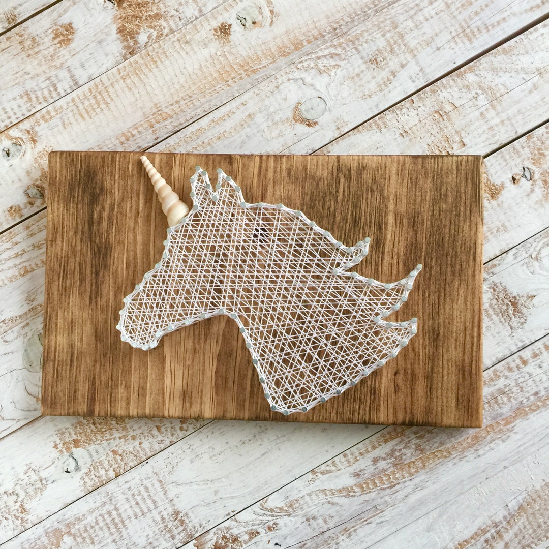 Unicorn String Art, Girls Room Decor, Unicorn Room Decor, Magical ...
