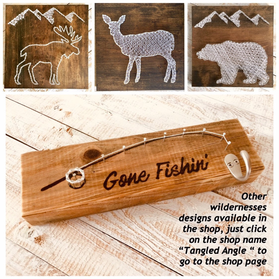 Bunny String Art Baby Girls Nursery Decor Wilderness Themed - Etsy ...