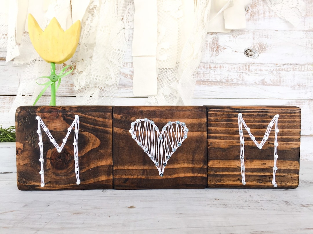 Mothers Day Gift, Gift for Mom, Wooden Mom Blocks, Special Mom Gift ...