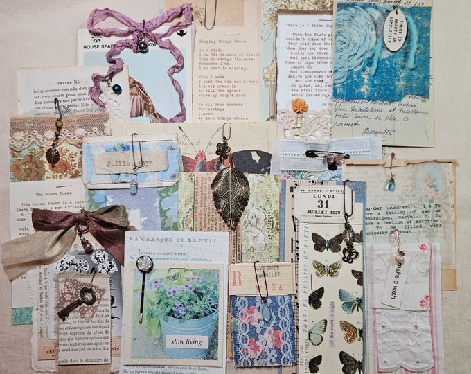 Junk Journal Ephemera, Ephemera Bundle, Junk Journal Kit, Handmade ...