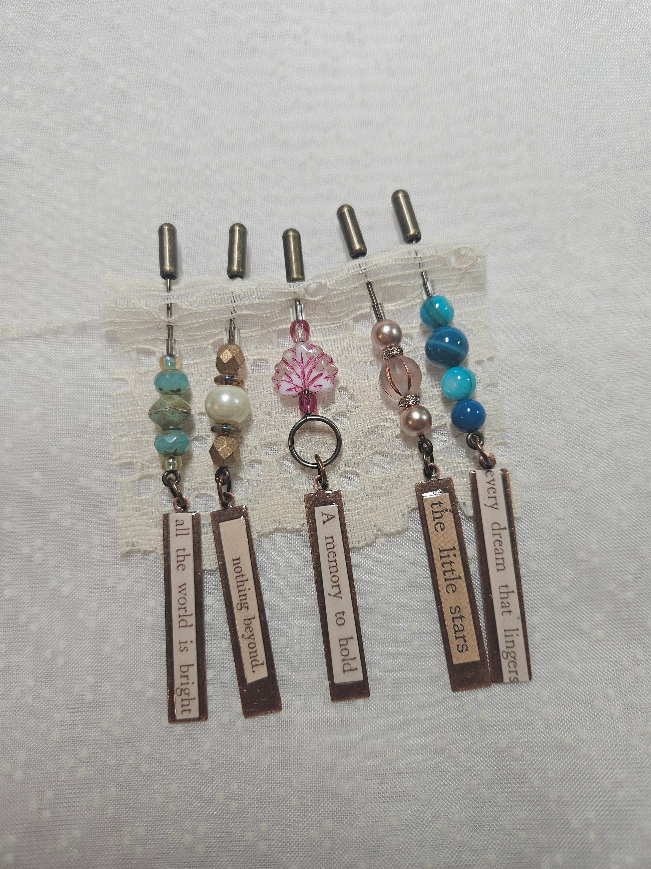 Journal Jewelry, Junk Journal Charms, Stick Pin Charms, Junk Journal ...