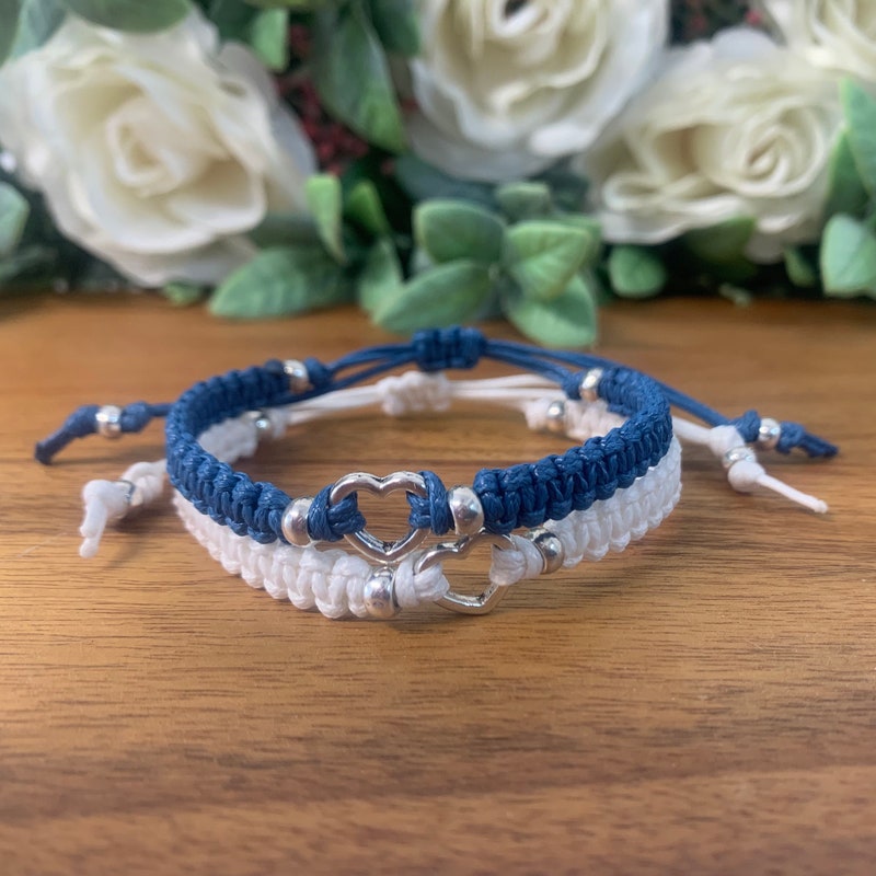 Heart Macrame Bracelet - Etsy