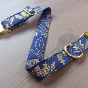 The Royals Royal Navy Blue Dog Pet Collar Queen Anne | Etsy