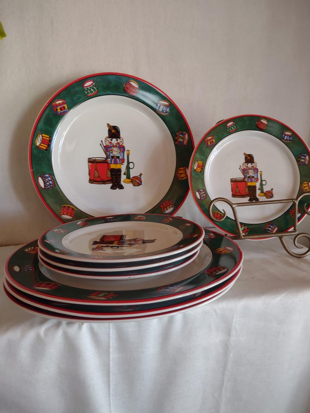 Vintage Nutcracker Dinnerware Set - Etsy