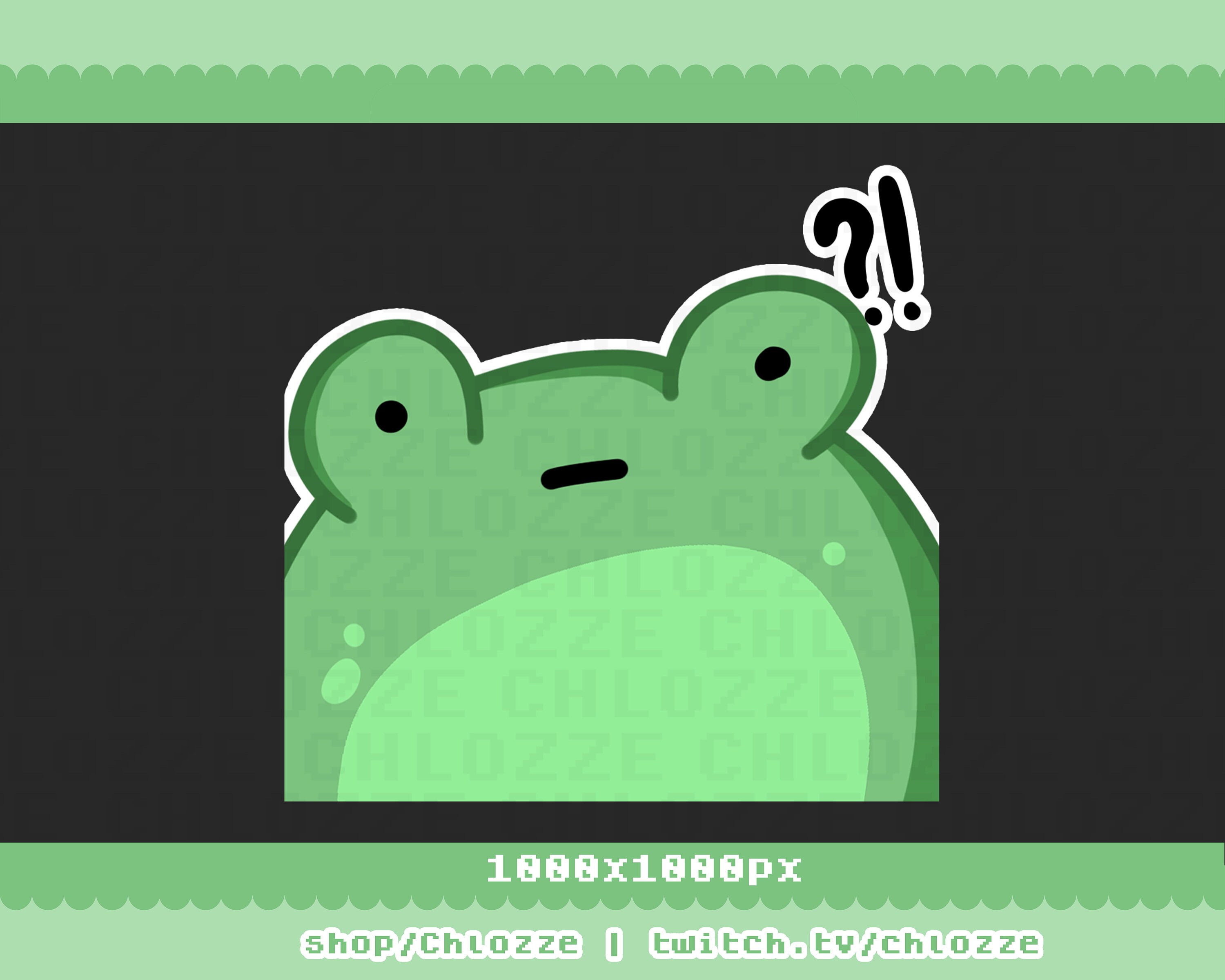 3 Cute Frog Twitch/discord Emotes! - Etsy