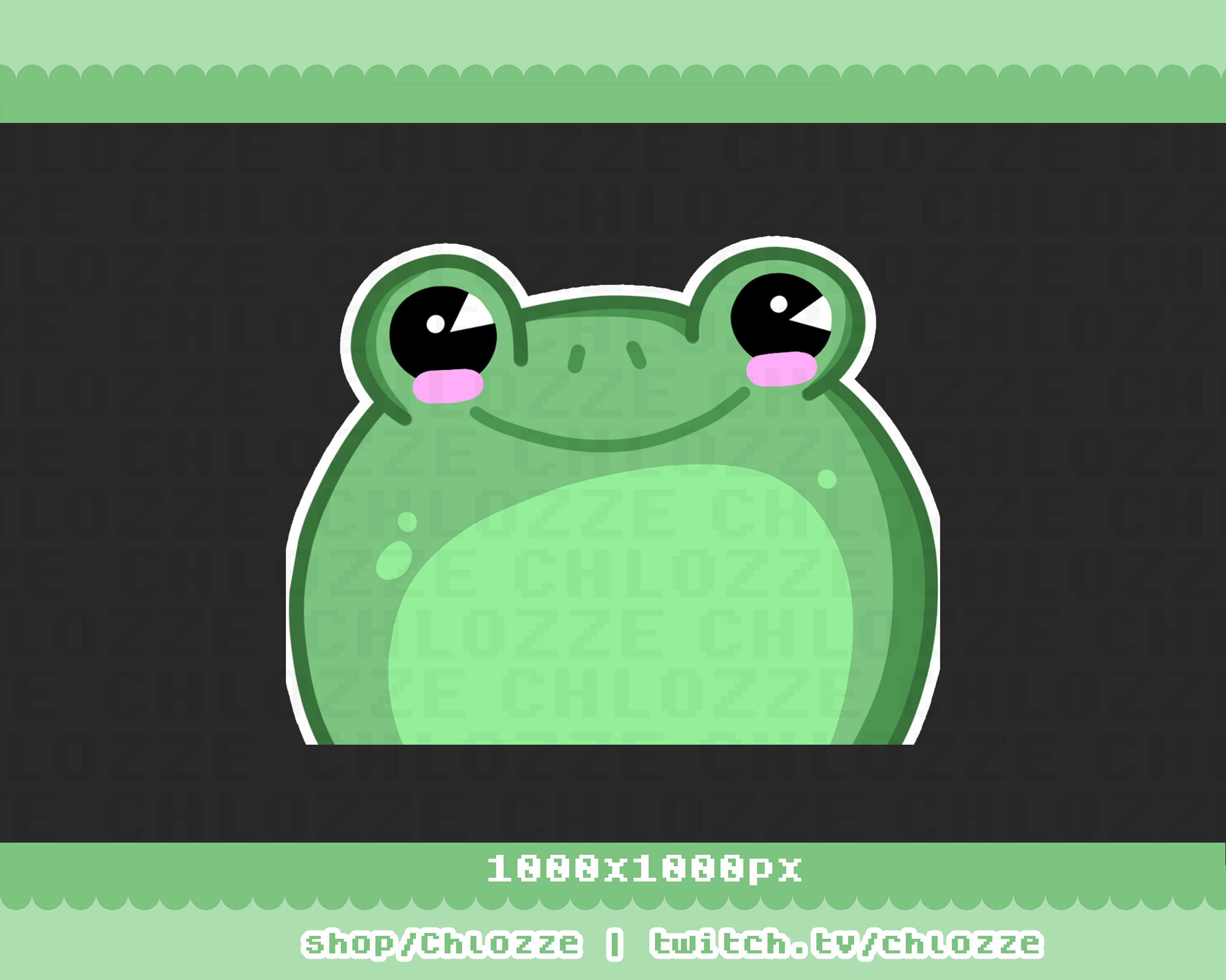 3 Cute Frog Twitch/discord Emotes! - Etsy