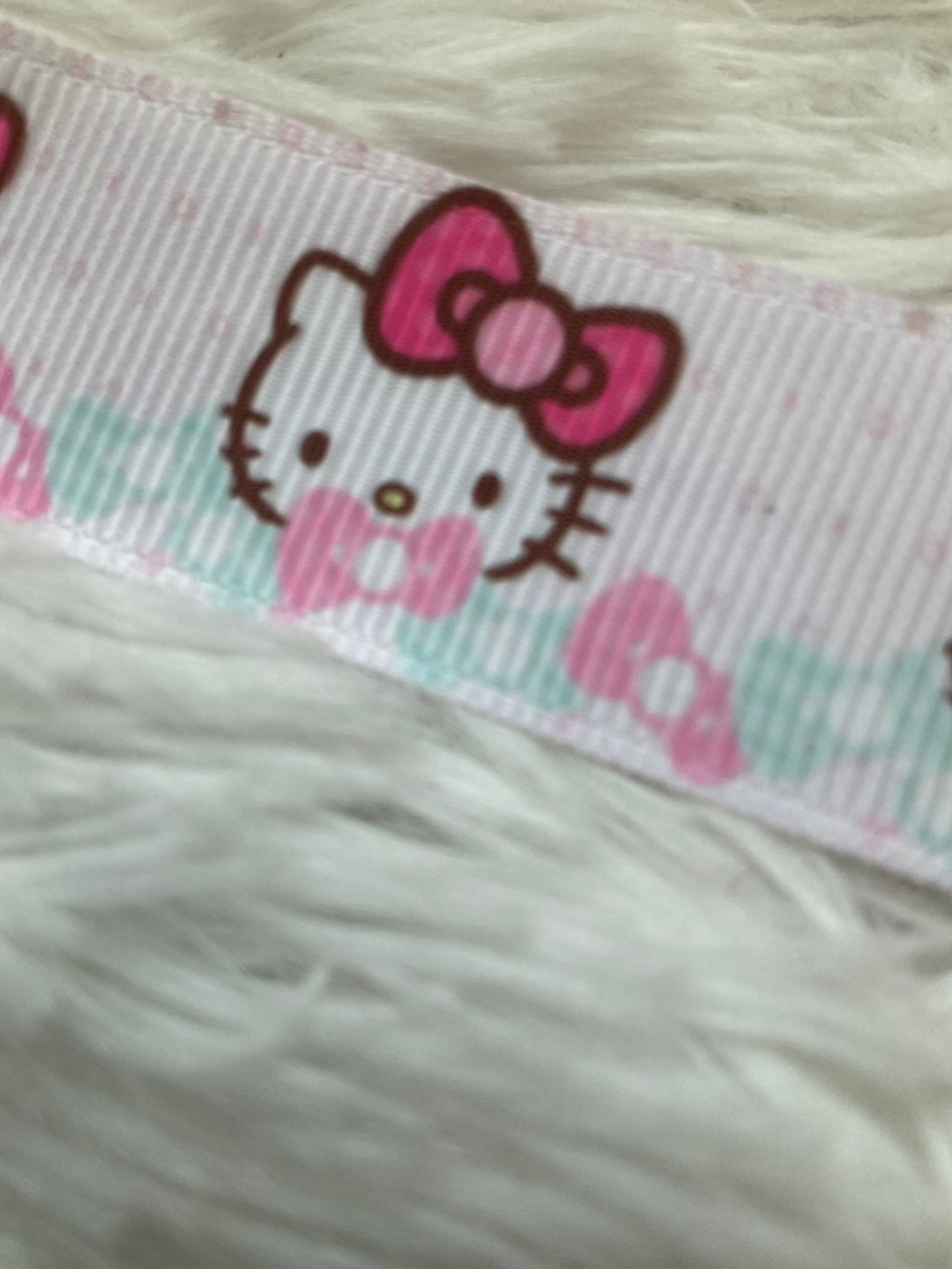 Hello Kitty Grosgrain Ribbon 7/8 Ribbon Hairbow Ribbon - Etsy