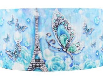 French Inspired Ribbon Eiffel Tower Trim Wide Trim French - Etsy