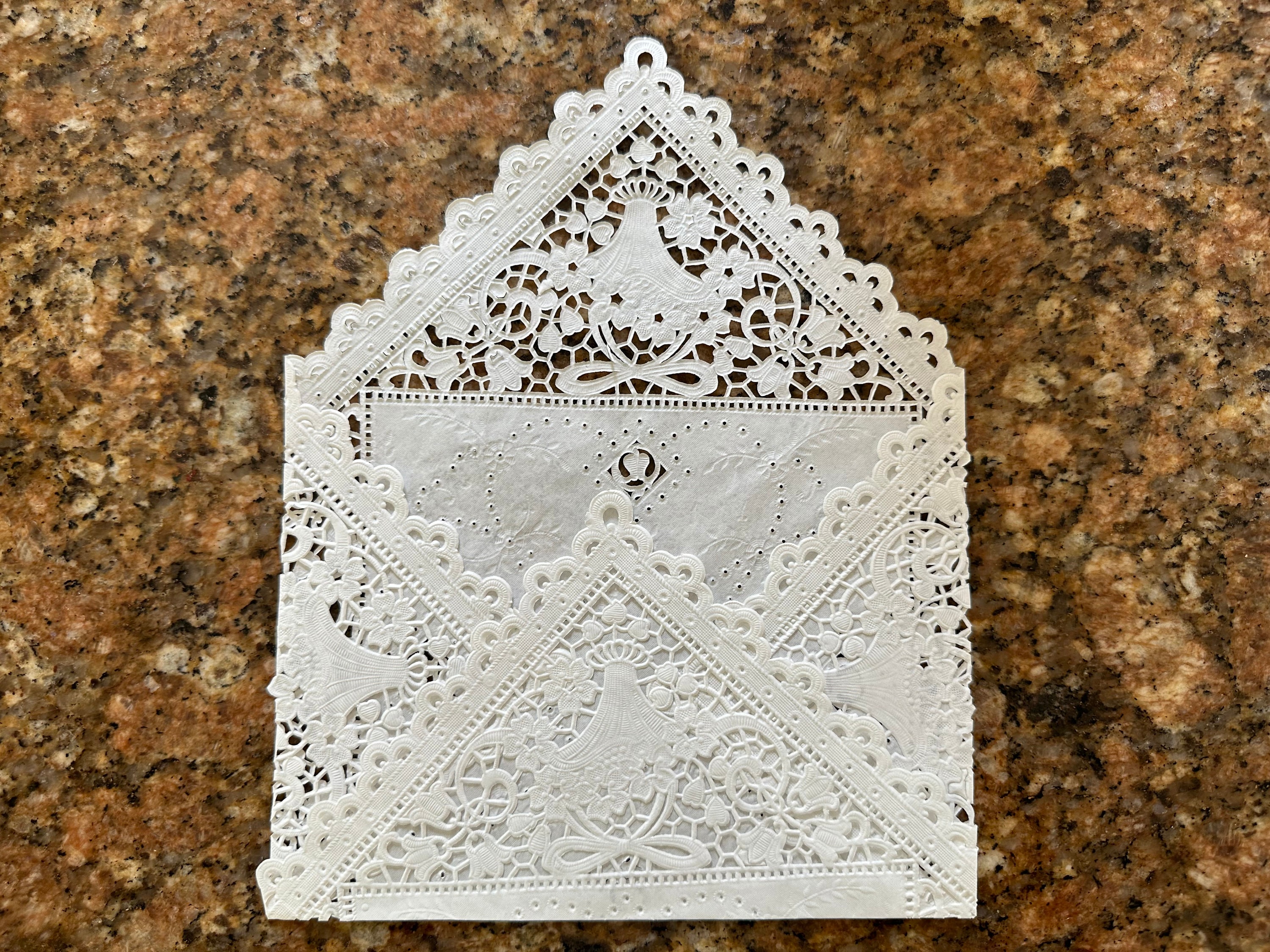 Lace Envelopes Rustic Wedding Invitation Doily Lace - Etsy