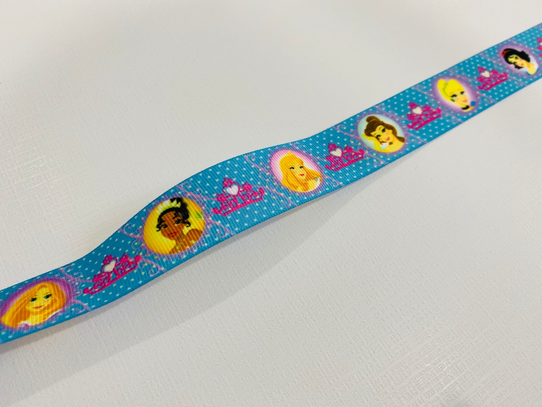 Disney Princesses, Princess Grosgrain Ribbon, Belle, Hairbow, Scrapbook ...