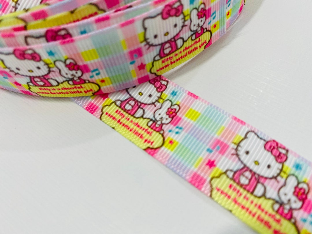 Hello Kitty Grosgrain Ribbon 7/8 Ribbon Hairbow Ribbon Baby - Etsy