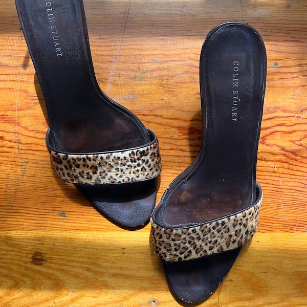 Leopard Vintage Heels - Etsy
