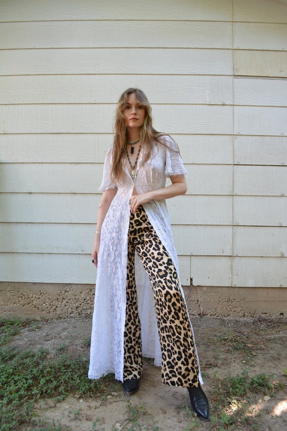 Vintage Lace Duster / White Lace Duster / Bridal Dress / - Etsy