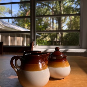 Vintage 1970s Coffee Set / Vintage 70s Cream Sugar Set / Vintage Coffee ...