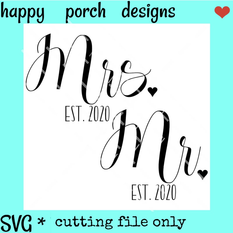 Mr and Mrs Svg - Etsy