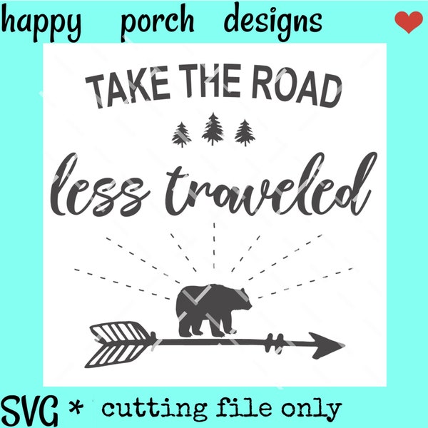 The Road Less Traveled - Etsy