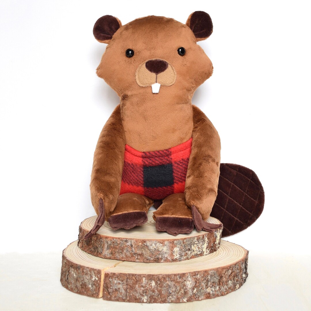 Eco-responsible Beaver Plush Toy for Children - Etsy