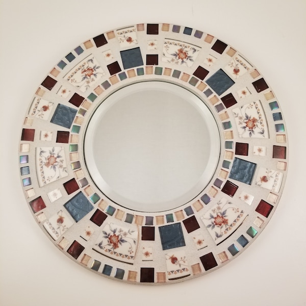 Mosaic Wall Mirror - Etsy