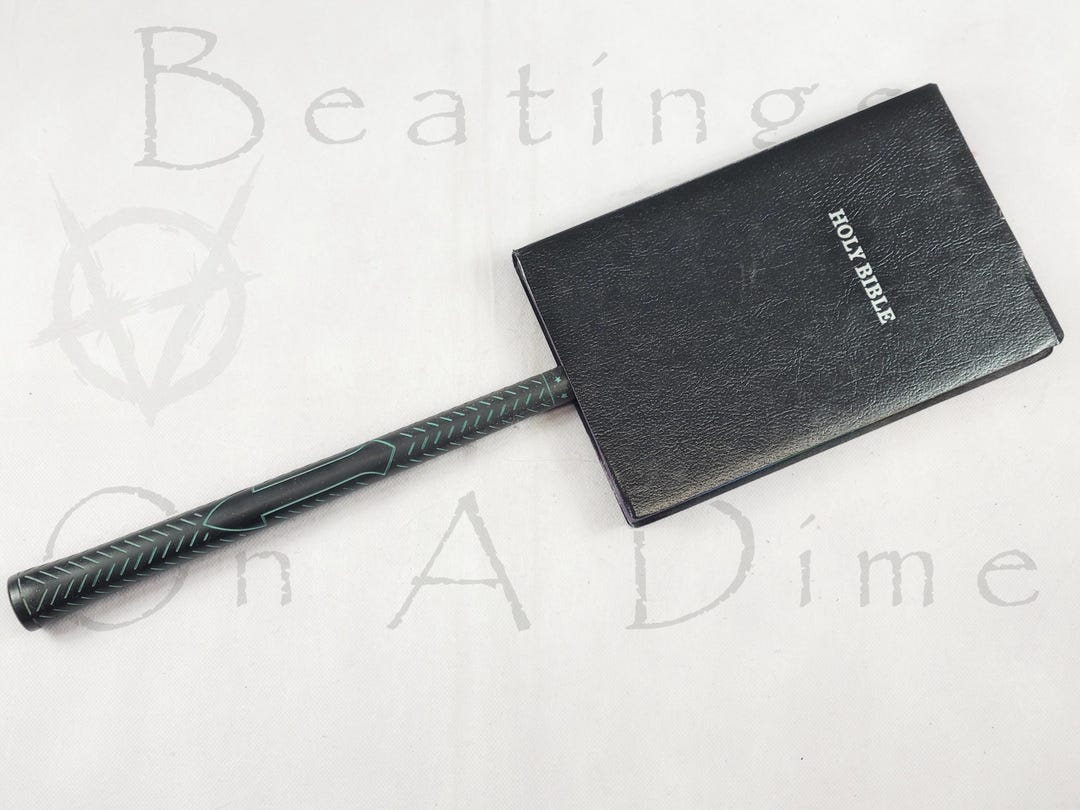 Sacrilegious BDSM Fun With the Bible Paddle - A Must-have for Those ...
