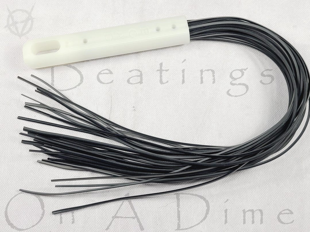 Thin Rubber Flogger - Demon Tail Whip - Unique BDSM Toy - Sadistic Kink ...