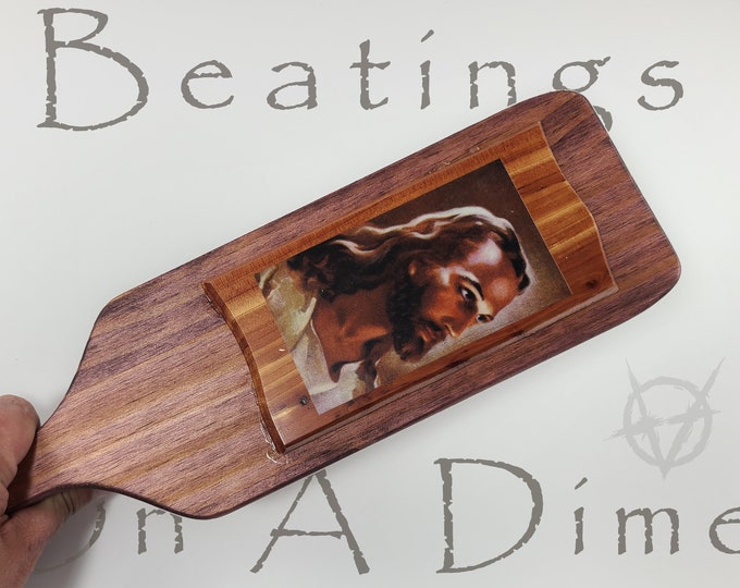 Jesus Christ Paddle Religious BDSM Toy Handmade Bondage Toy Intense ...