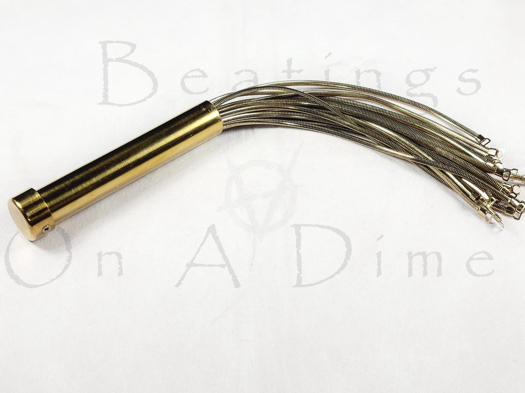 The Golden Flail - Upcycled BDSM Toy - Sadistic Kink Gear - Handmade ...
