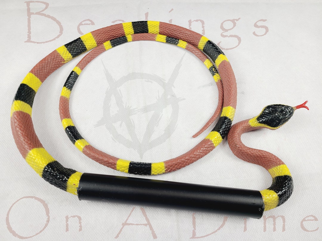 Snake Whip Unique BDSM Toy Sadistic Kink Gear Handmade Bondage Dungeon ...
