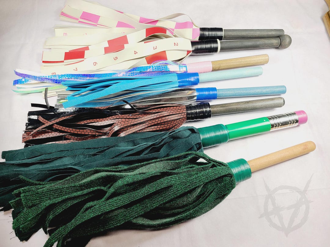 Closeout Floggers: Mixed Materials and Experimental Whips - Etsy